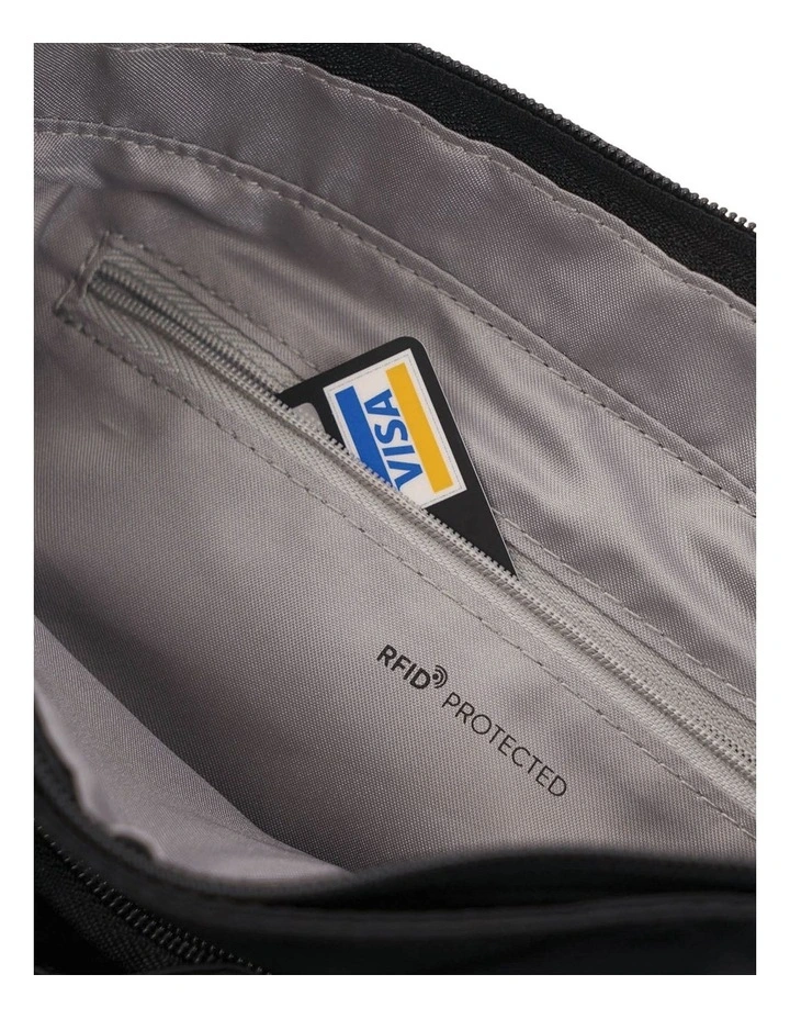 Hedgren Orva Black Zip Top Crossbody Bag IC370.003 | MYER