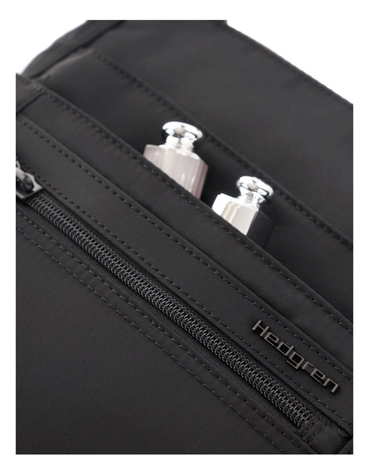Hedgren Orva Black Zip Top Crossbody Bag IC370.003 | MYER