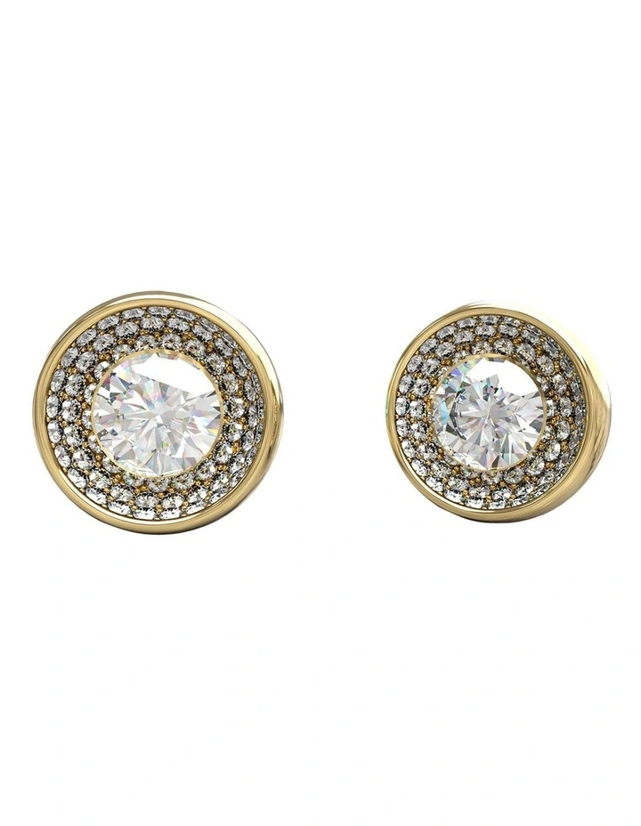Guess Unique Solitaire Earring in Gold | MYER