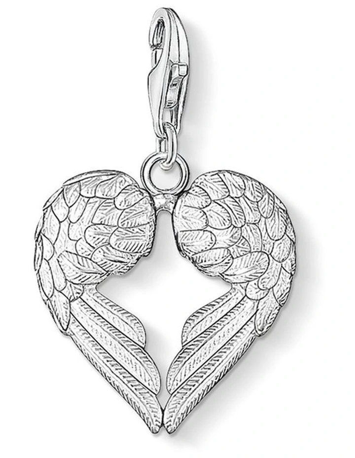Thomas Sabo Club Wings Heart Shaped Charm in Silver | MYER