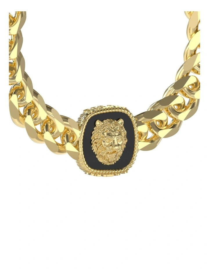 Guess Lion King Bracelet in Gold | MYER