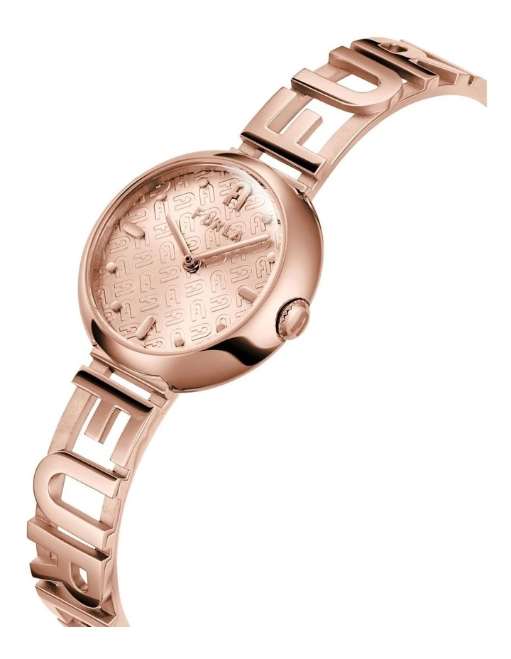 Furla 3D Bangle Stainless Steel Watch in Rose Gold | MYER