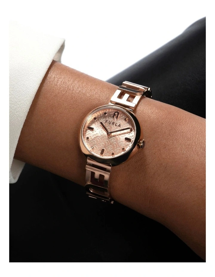 Furla 3D Bangle Stainless Steel Watch in Rose Gold | MYER