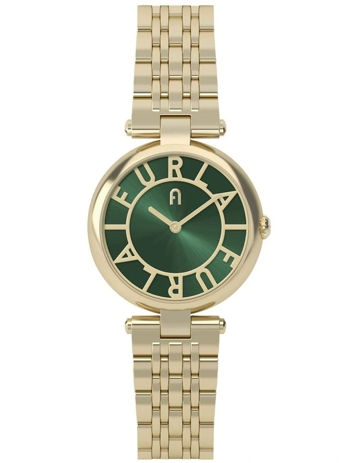Furla New Club Stainless Steel Watch In Gold | MYER