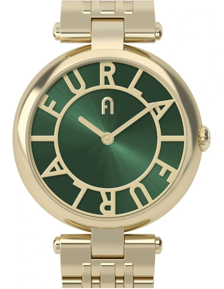 Furla New Club Stainless Steel Watch in Gold | MYER