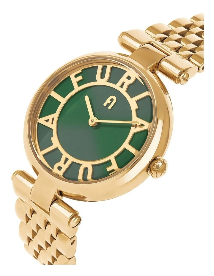 Furla New Club Stainless Steel Watch in Gold | MYER