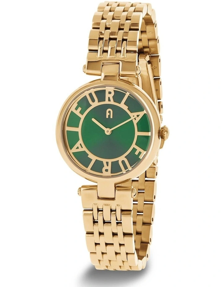 Furla New Club Stainless Steel Watch in Gold | MYER