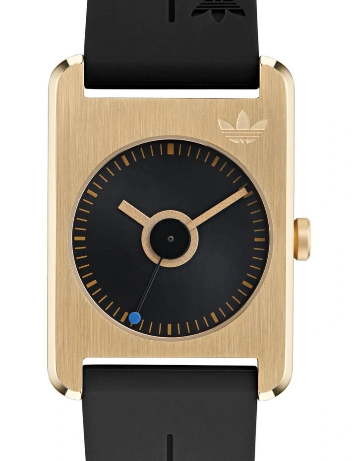 Adidas Originals Retro Pop One Silicone Watch In Black | MYER