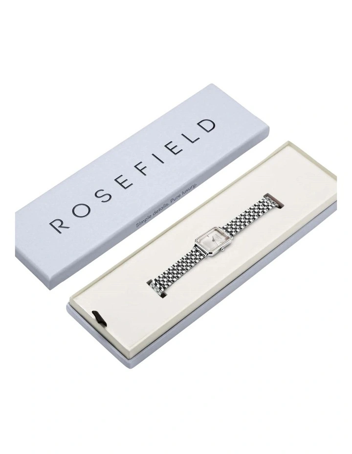 Rosefield Octagon Stainless Steel OWGSS-O63 Watch in Silver | MYER