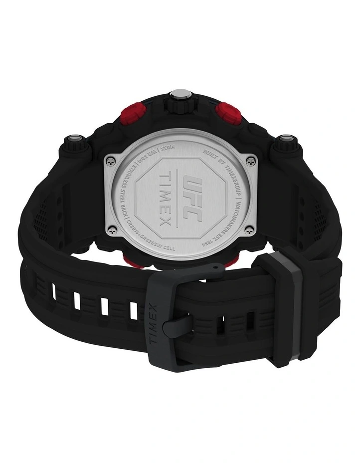 Timex Timex UFC Black Large Round Dial Chronograph Watch TW5M52800 | MYER