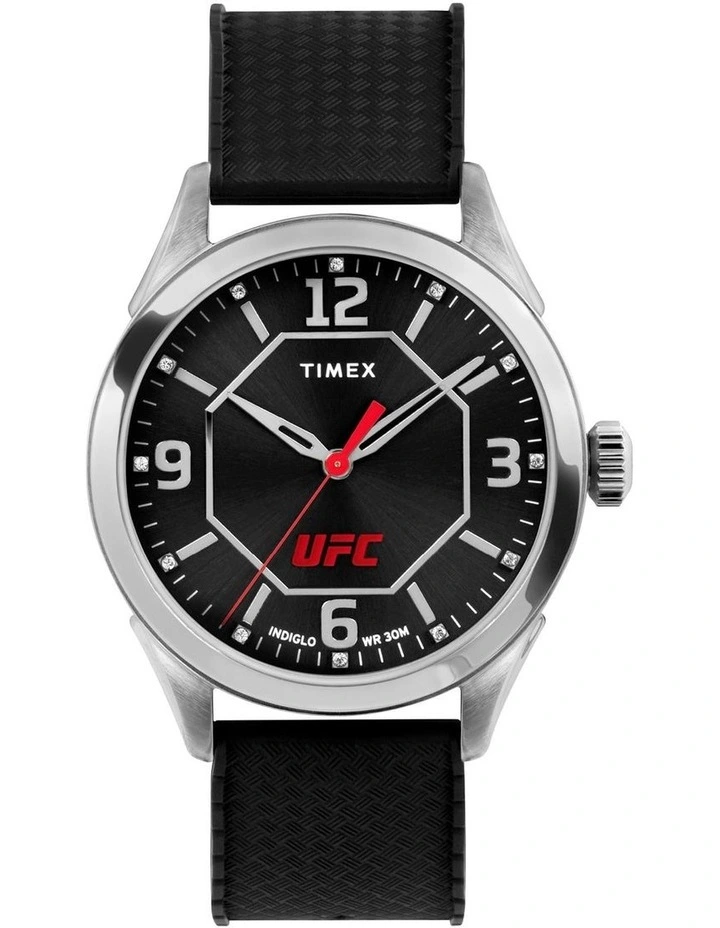 Timex Timex UFC Black Medium Round Dial Analogue Watch TW2V56100 | MYER
