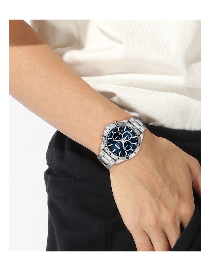 Hugo Boss Ocean Edition Watch 48mm Stainless Steel Strap Blue Case ...