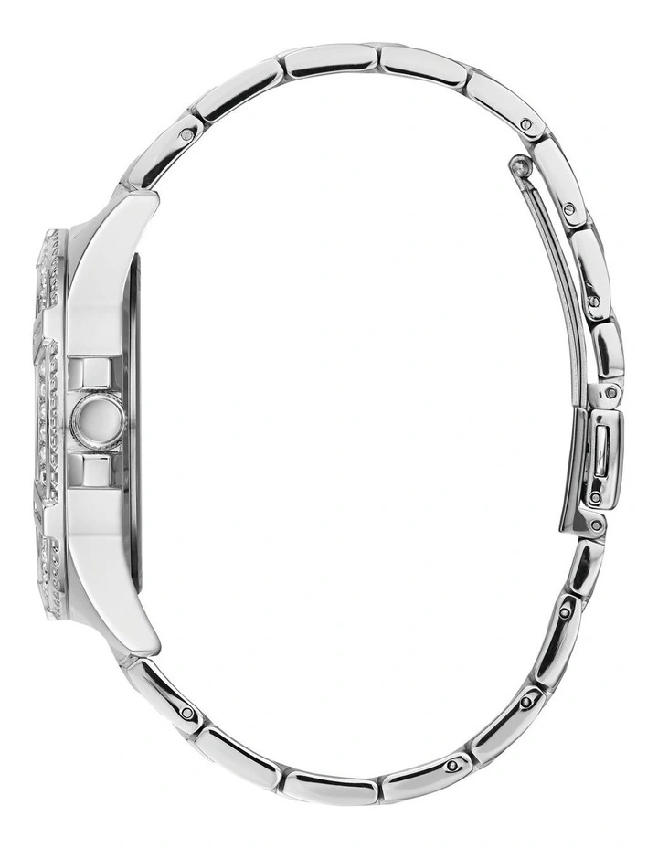 Guess Lady Frontier Silver Stainless Steel Watch W1156L1 | MYER