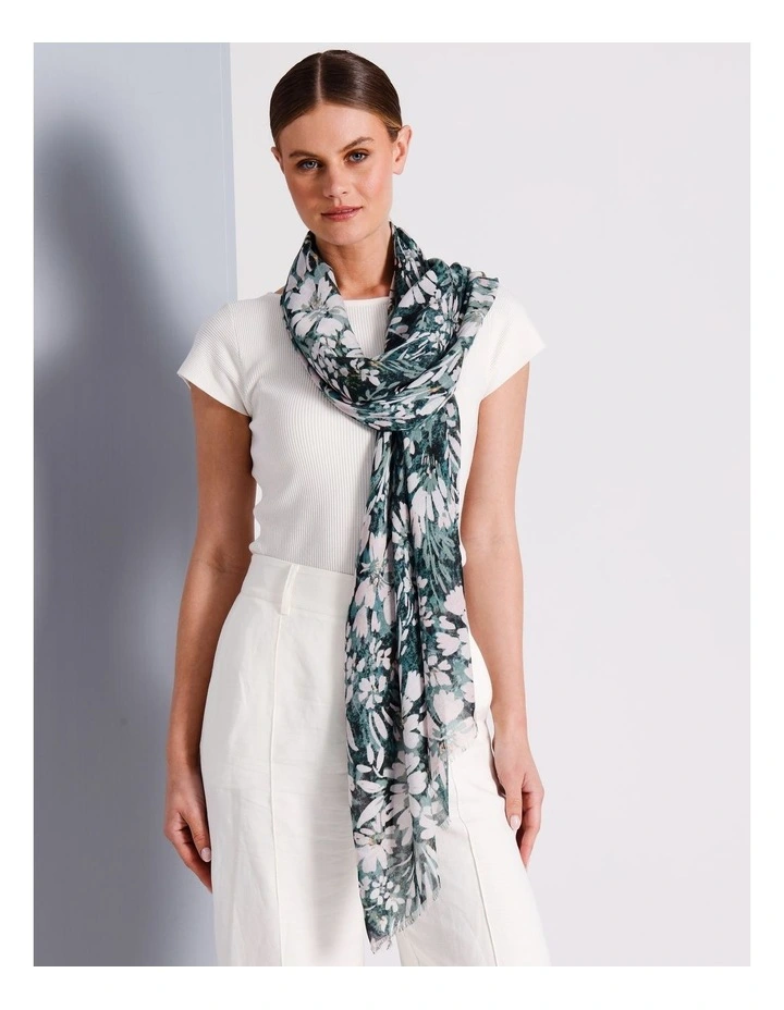 Basque Lightweight Scarf in Meadow Floral | MYER