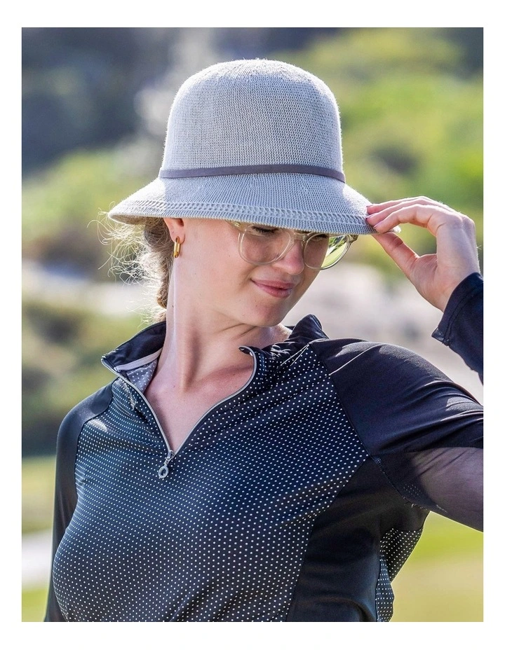 Rigon Lydia Cloche Hat in Light Grey | MYER