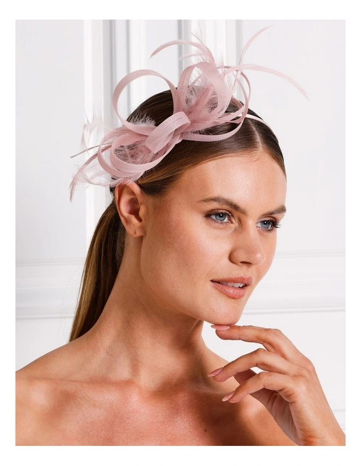 Collection Crinoline Loop Fascinator in Dusky Pink | MYER