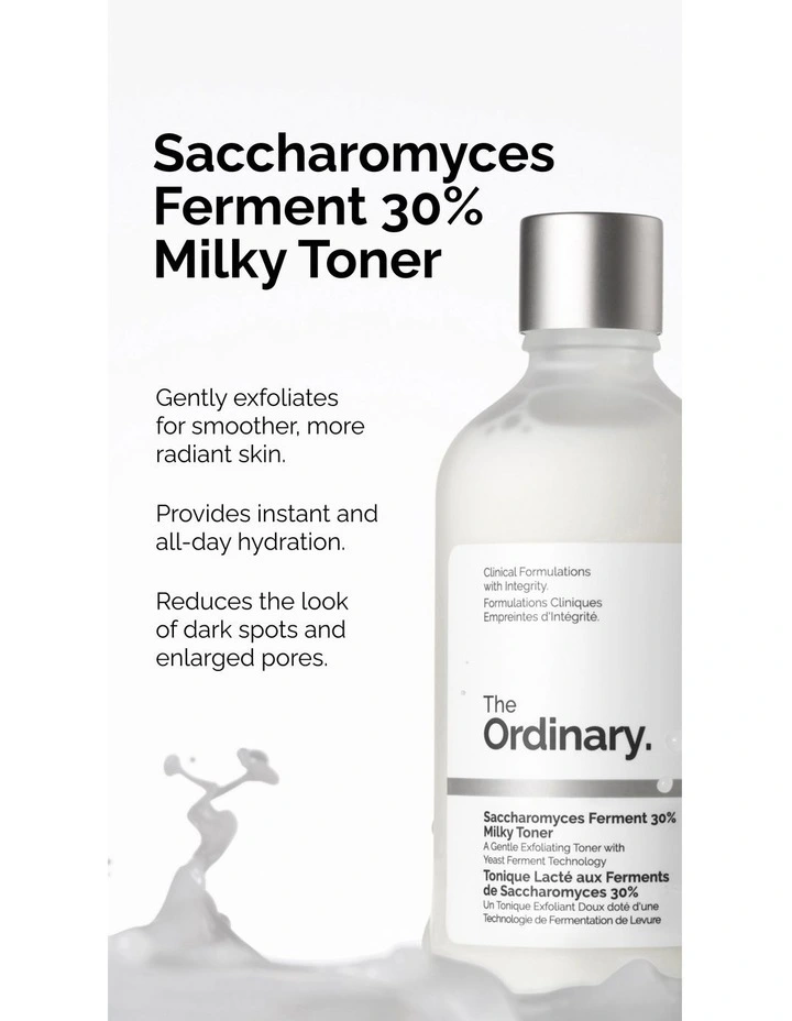 The Ordinary Saccharomyces Ferment 30% Milky Toner | MYER