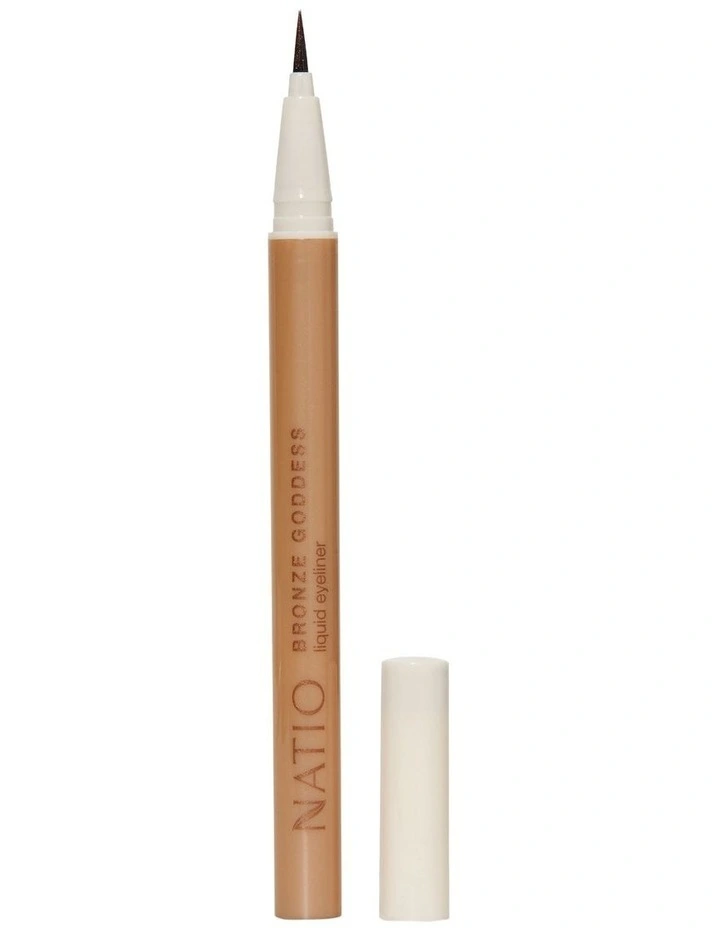 Natio Metallic Liquid Eyeliner - Bronze Goddess 0.5ml | MYER