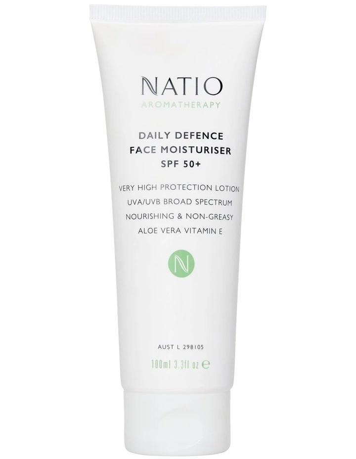 Natio Daily Defence SPF50+ Face Moisturiser 100ml | MYER