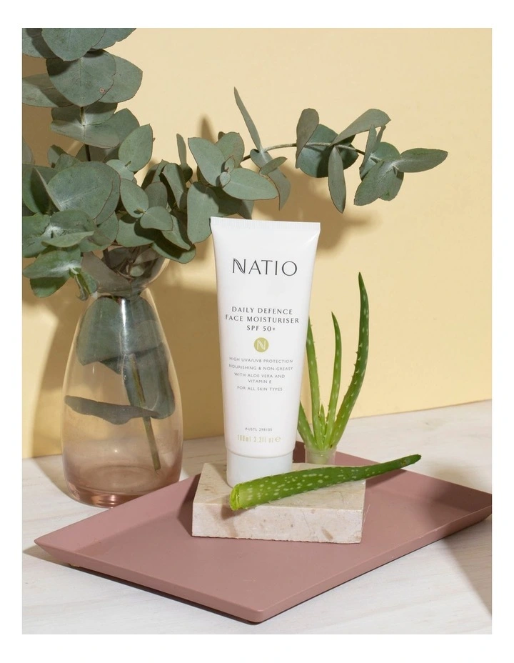 Natio Daily Defence SPF50+ Face Moisturiser 100ml | MYER