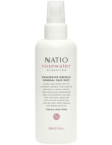 Natio Rosewater Hydration Gentle Cream-Gel Face Cleanser 100ml | MYER