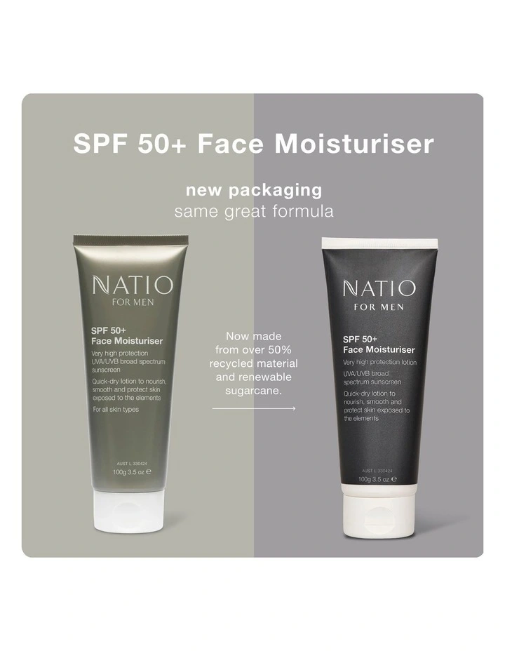 Natio SPF50+ Face Moisturiser | MYER
