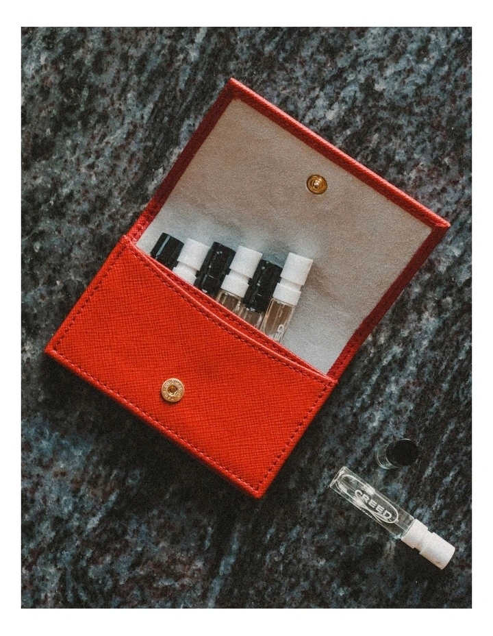 Creed Leather Sample Wallet In Red | MYER