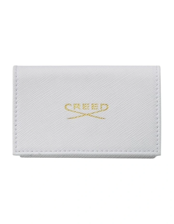 Creed White Leather Sample Wallet | MYER