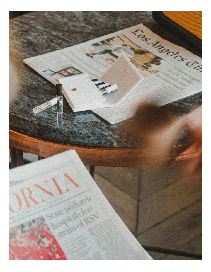 Creed White Leather Sample Wallet | MYER