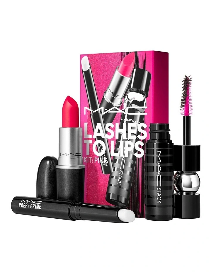 M.A.C Lashes To Lips Kit In Pink | MYER