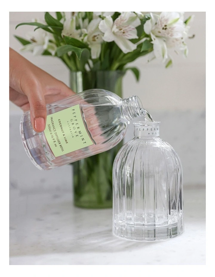Peppermint Grove Australia Coconut And Lime Diffuser Refill 500ml | MYER