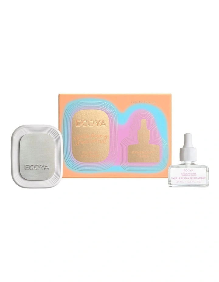 ECOYA Vanilla Bean & Passionfruit Plug in Diffuser Set | MYER