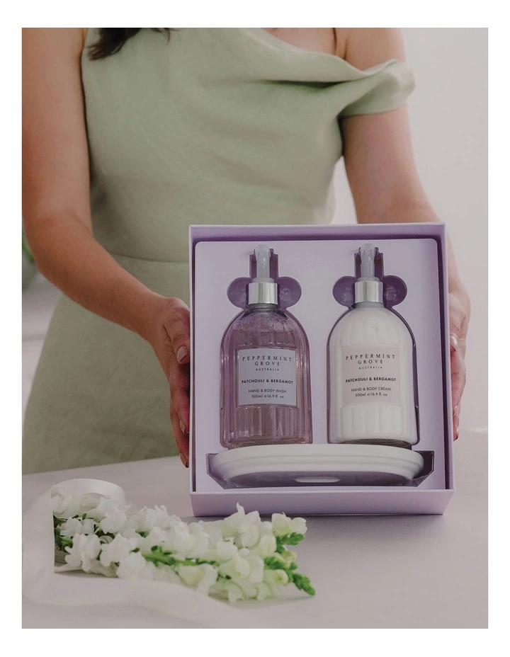 Peppermint Grove Australia Patchouli & Bergamot - Hand Care Gift Set | MYER