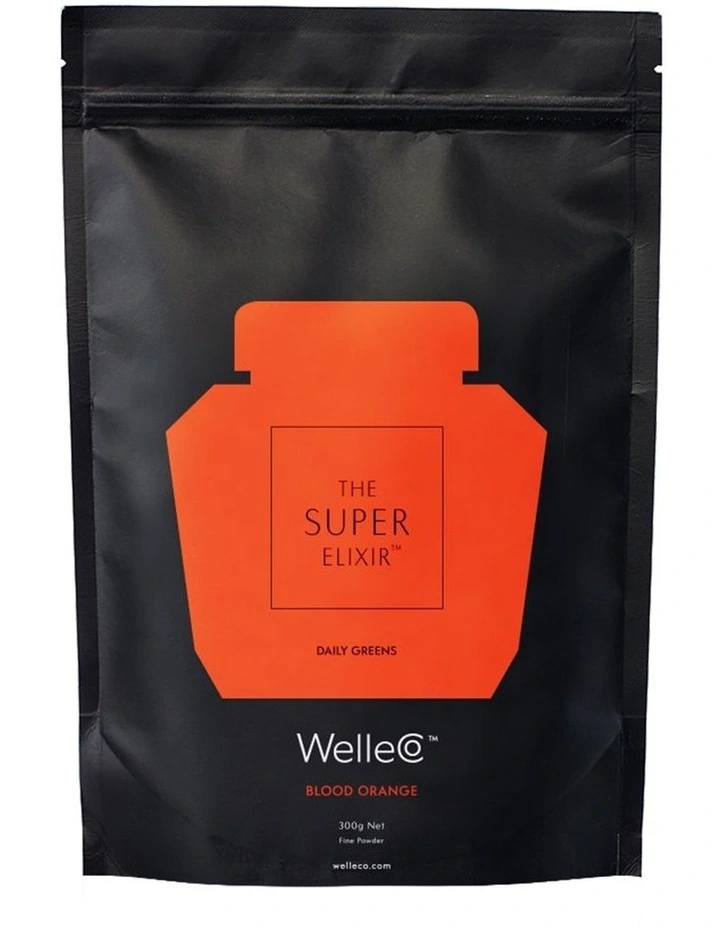 WelleCo The Super Elixir Blood Orange Supplement Refill Pack 300g | MYER