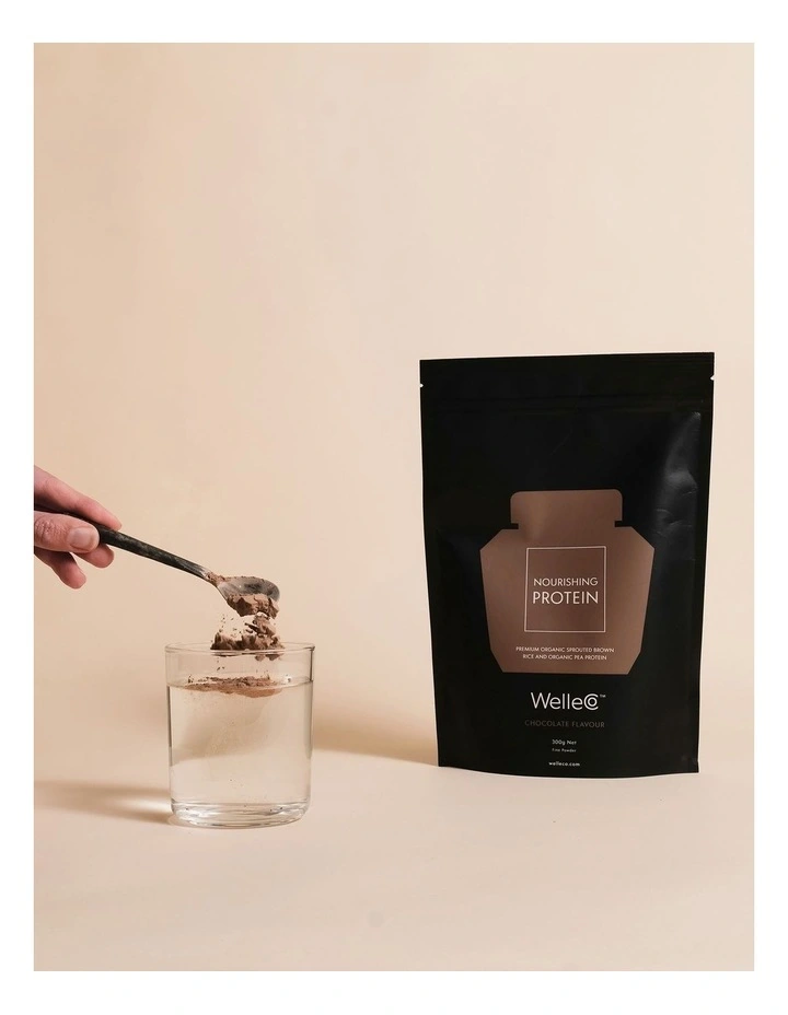 WelleCo Nourishing Chocolate Protein Powder Refill 300g | MYER