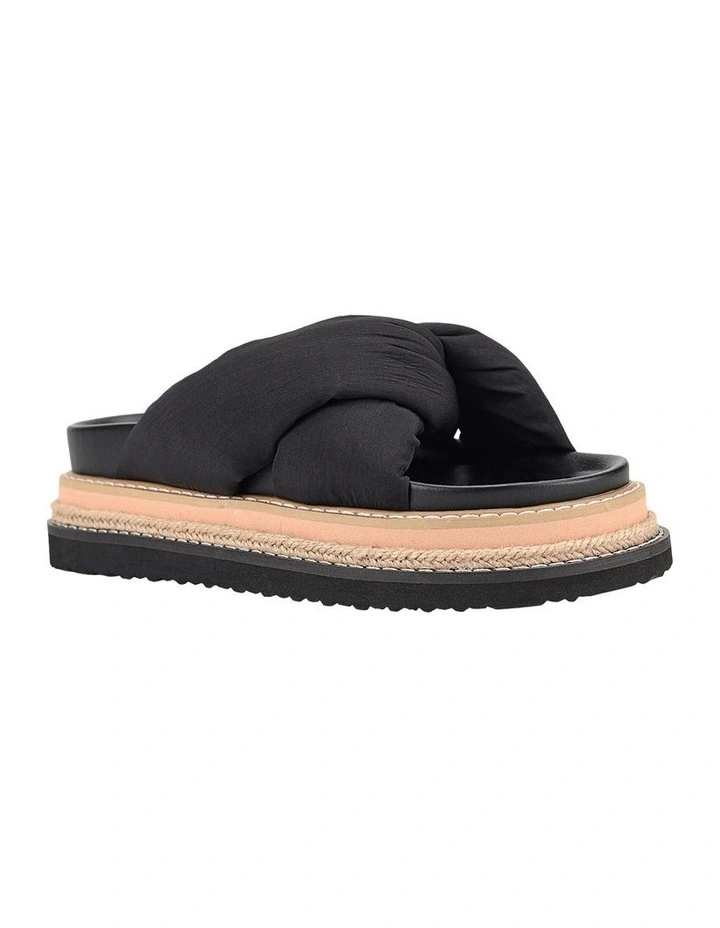 VERALI Thames Flatform Slides in Black | MYER