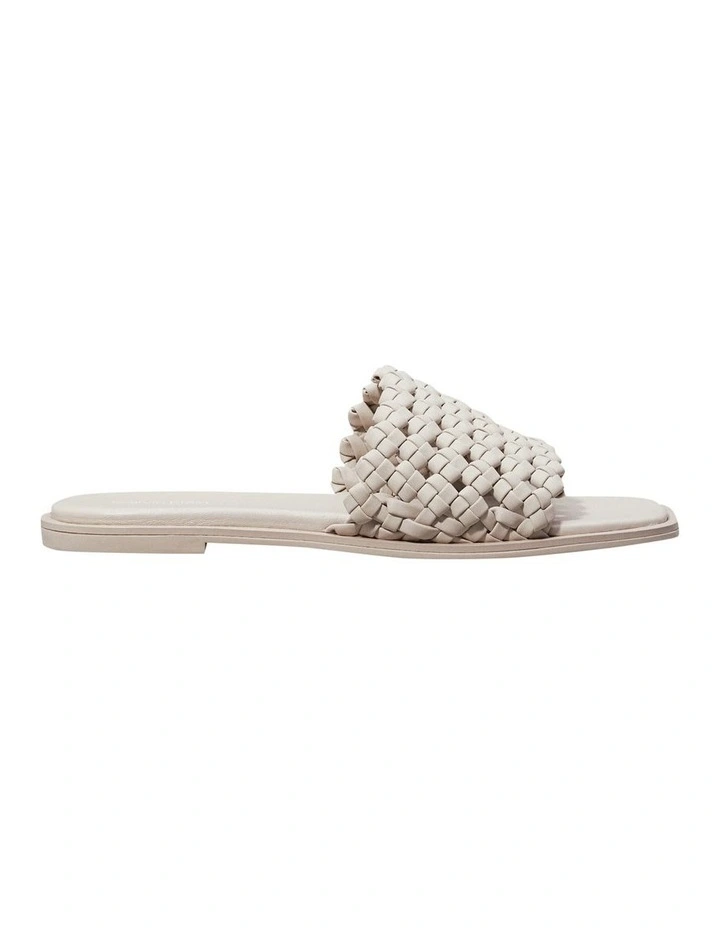 Calvin Klein Braided Slide in Beige | MYER