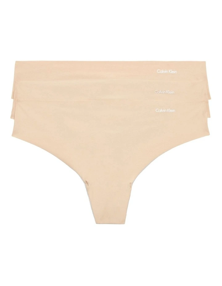 Invisible Panty Line Commando Women's Classic Thong 3-Pack