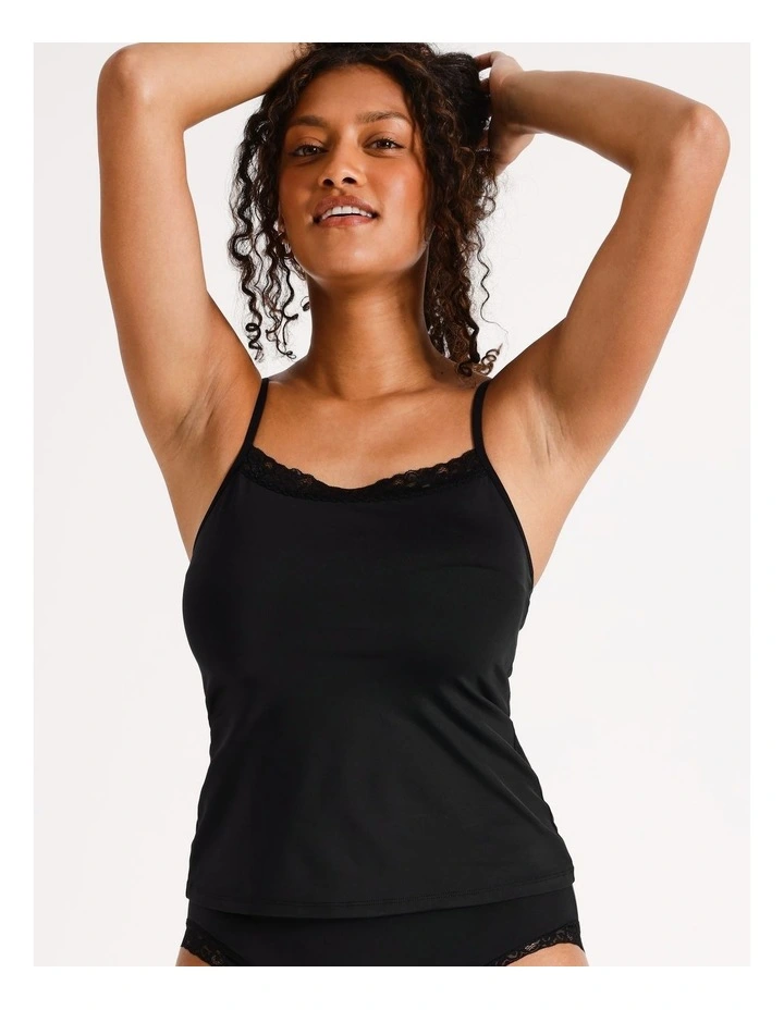 Soho Smooth Lace Cami in Black | MYER