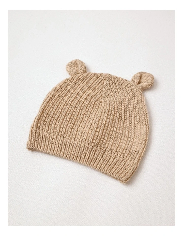 Sprout Newborn Teddy Bodysuit in Brown | MYER