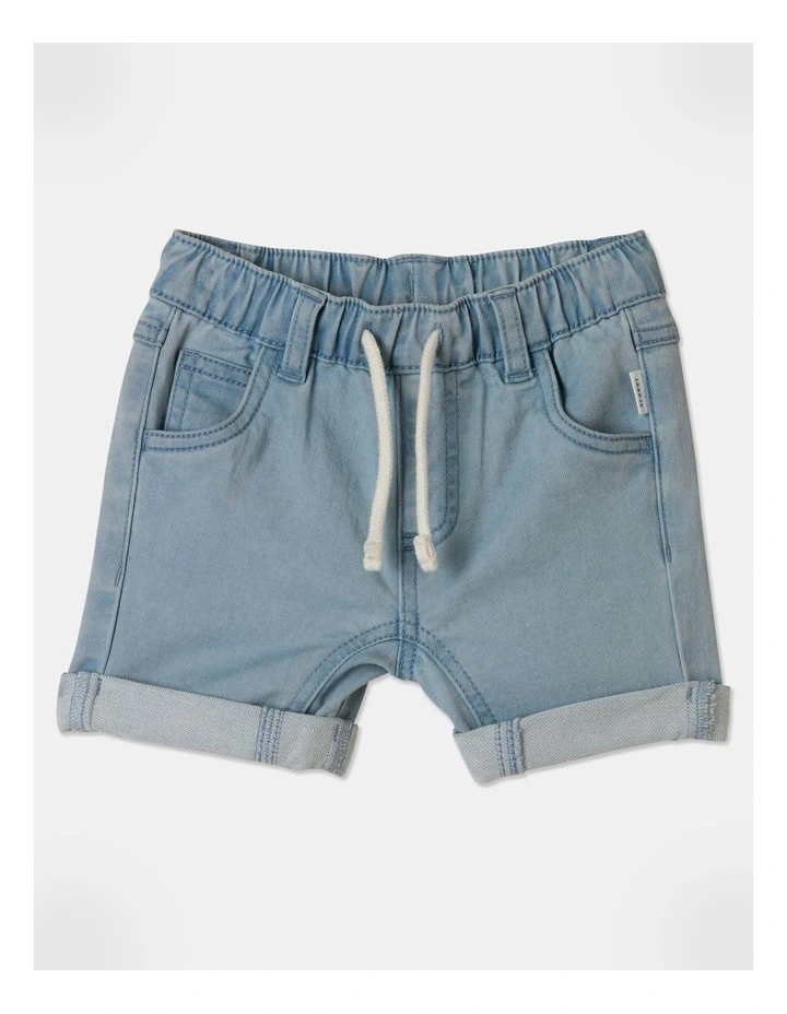 Sprout Knit Short in Denim | MYER