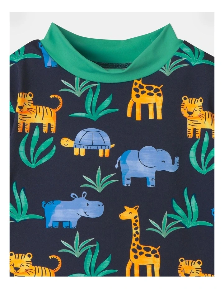 Sprout Safari 3 Piece Swim Set in Indigo | MYER