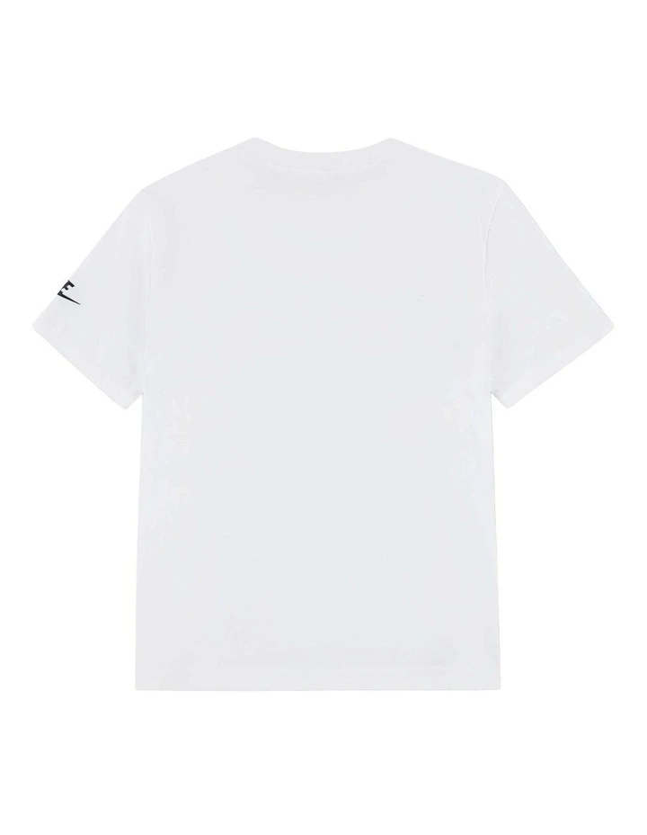 Nike Swoosh Action Figure T-shirt in White | MYER