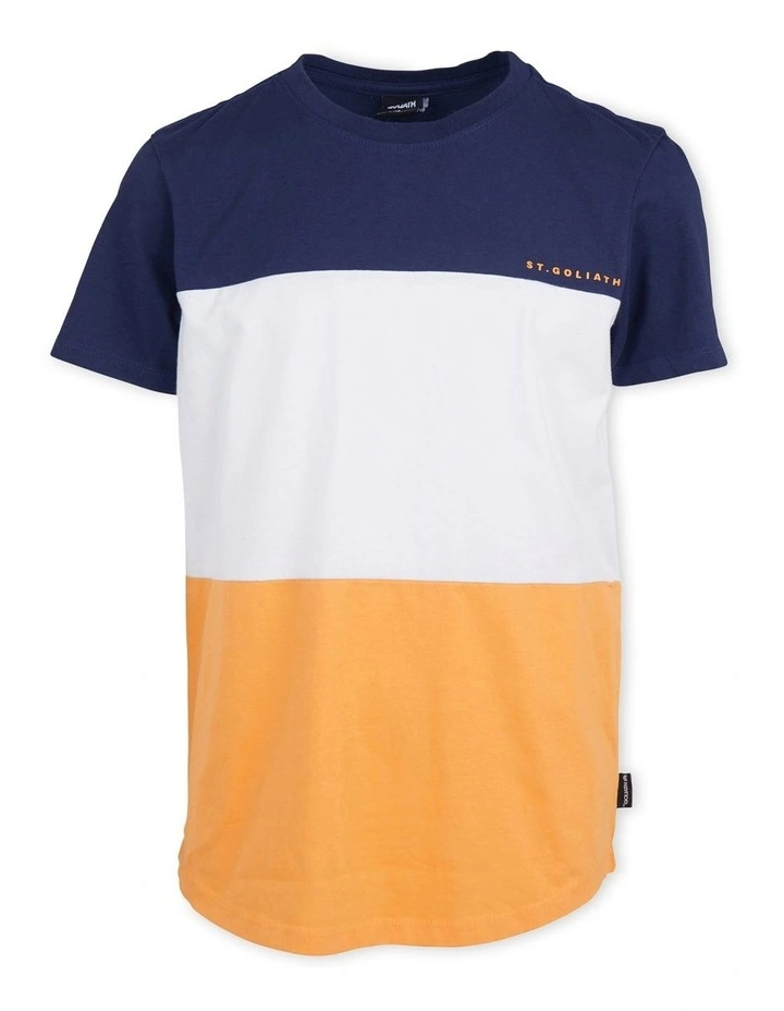 St Goliath Color Block Tee (8 -16 Years) in Multi | MYER
