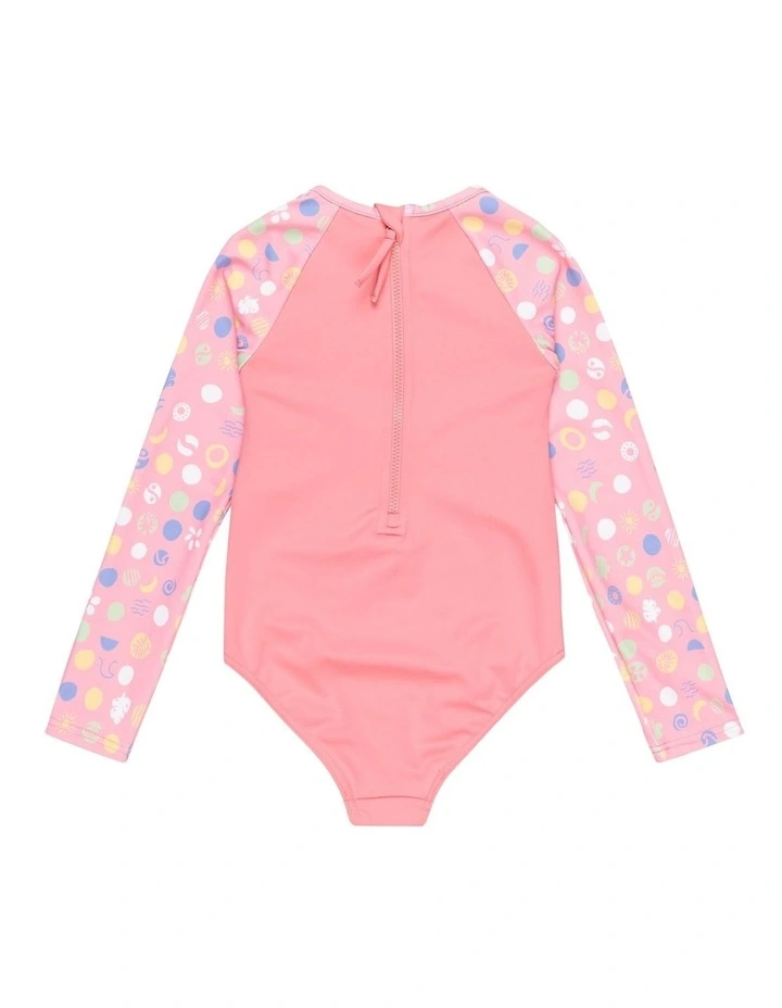 Roxy One-Piece Rashguard in Pink | MYER