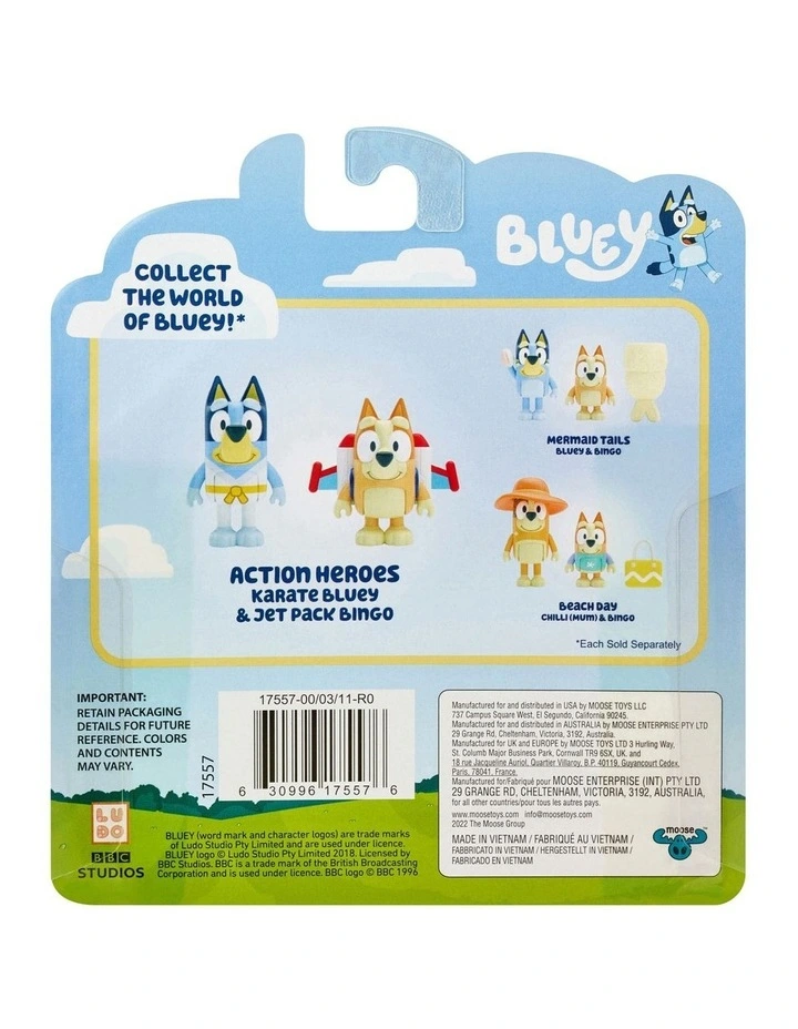 Bluey S9 Figure Toy 2 Pack | MYER