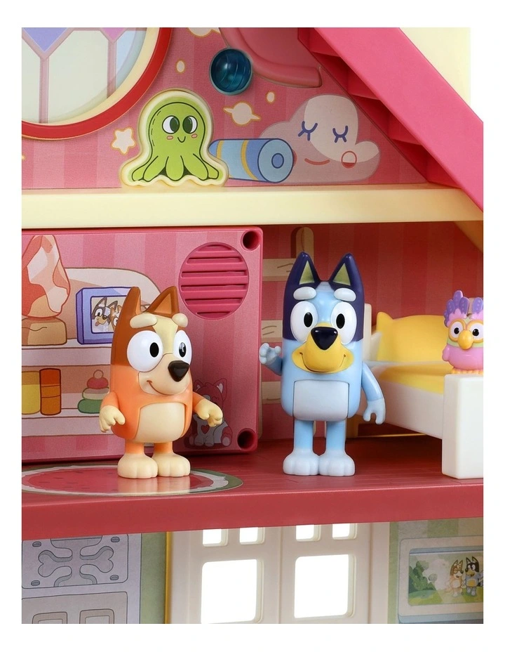 Bluey, Ultimate Lights & Sounds Playhouse with Bluey and Bingo Figures ...