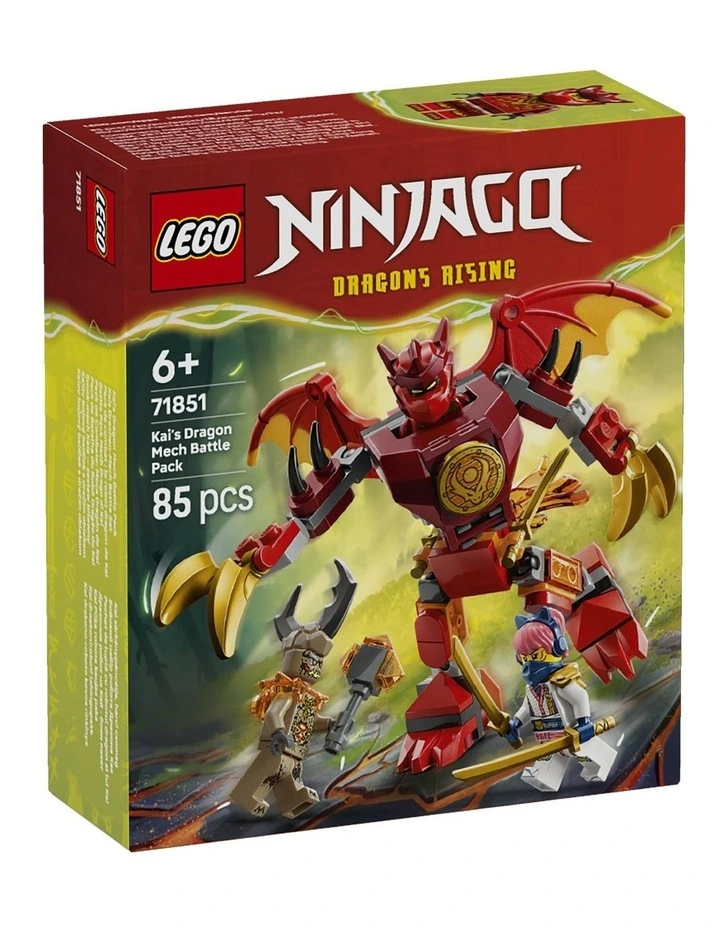 LEGO Ninjago Kai's Dragon Mech Battle Pack 71851 | MYER
