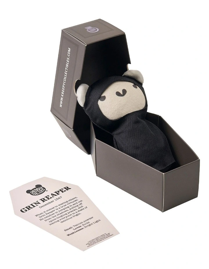 Deddy Bears Halloween Grin Reaper 12-Inch Coffin | MYER