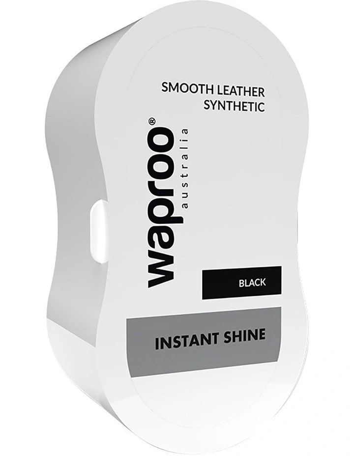 Waproo Platinum Instant Shine Sponge in Black | MYER